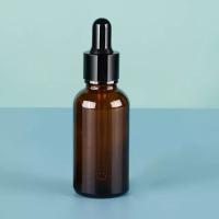 China Customized Amber Glass Dropper Bottles 10ml 20ml 30ml 50ml 60ml for Essential Oil Serum Skincare for sale