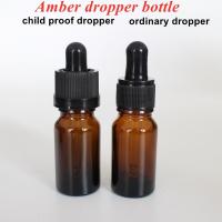 China Customized Amber Glass Dropper Bottles 10ml 20ml 30ml 50ml 60ml for Essential Oil Serum Skincare for sale