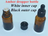 China Amber Glass Dropper Bottle 30ml 50ml 60ml 100ml for Essential Oil Hair Serum Beard Oil Cosmetic Packaging for sale