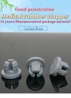 China Medical Grade Brominated Butyl Rubber Stopper 13mm 20mm for Lyophilized Glass Vial Bottle for sale