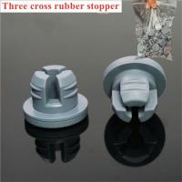 China Grey Butyl Rubber Stopper 28mm for Injection Vial Pharmaceutical Grade Latex Free for sale