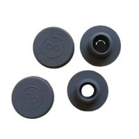 China Pharmaceutical Butyl Rubber Stopper 20mm 28mm 32mm for Glass Vials Infusion Bottle GMP for sale