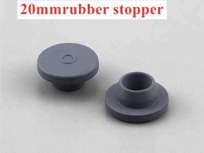 China Medical Butyl Rubber Stoppers 20mm 23mm for Pharmaceutical Lyophilization Glass Vials for sale