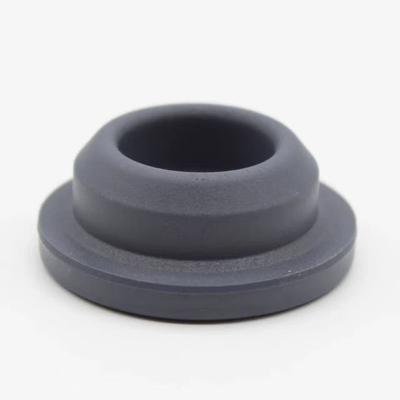 China Sterile Lyophilization Butyl Rubber Stopper 13mm 20mm 28mm for Pharmaceutical Glass Vials for sale