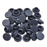 China Brominated Butyl Stopper 32mm Pharma Bromobutyl Rubber Stopper for sale
