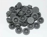 China Medical Grey Butyl Rubber Stopper 13mm 20mm 28mm 32mm for Lyophilization Glass Vials Infusion Bottles for sale