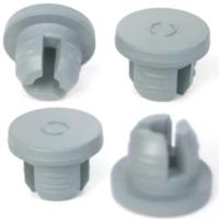 China Size 13mm Lyophilization Closures Bromine Butyl Rubber Stoppers for sale