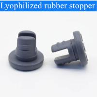 China Sterilized Butyl Rubber Stopper 13mm 20mm 28mm for Glass Vaccine Vial Pharmaceutical Use for sale