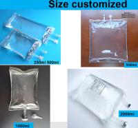 China Medical Grade PVC Infusion IV Bag 5000ml 7mm Twist-Off Double Port Veterinary Disposable for sale