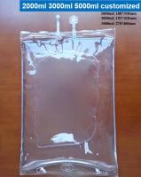 China Medical Grade PVC IV Fluid Solution Bags 100ml to 5000ml DEHP Free Disposable Empty Infusion Bag for sale