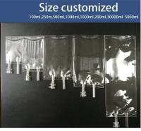 China Medical Grade PVC IV Fluid Solution Bags 100ml to 5000ml DEHP Free Disposable Empty Infusion Bag for sale
