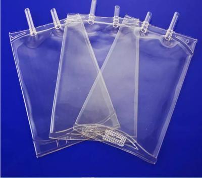 China Disposable PVC IV Infusion Bag 250ml 500ml Large Volume Intravenous Fluid Pressure Transport Solution Bag for sale