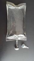 China Medical Grade PVC Empty Infusion Bag 100ml 250ml Transparent IV Bag for Glucose Saline for sale