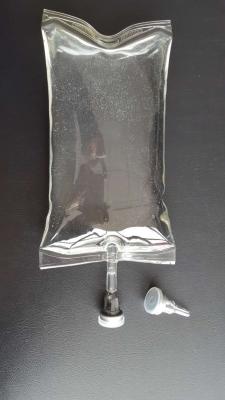 China Medical Grade PVC Empty Infusion Bag 100ml 250ml Transparent IV Bag for Glucose Saline for sale