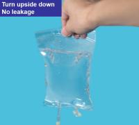 China Medical Grade PVC Empty Infusion Bag 100ml 250ml Transparent IV Bag for Glucose Saline for sale