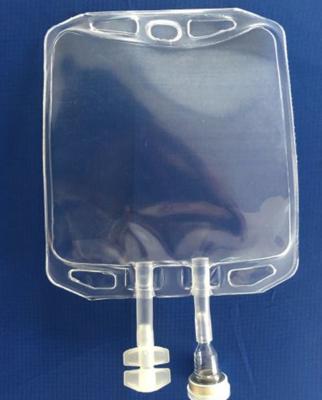 China Disposable PVC IV Infusion Bag 100ml to 5000ml Dual Port Transfusion Bag CE ISO for sale