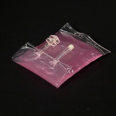 China Medical Grade Empty Sterile IV Bags 250ml Single Tube Disposable PVC Infusion Bag for sale
