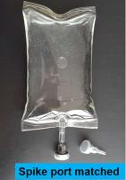 China Non Toxic PVC Sterile Infusion Bag 100ml 500ml Double Tube Butterfly Twist Off for sale