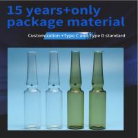 China Borosilicate Glass Ampoules 1ml 2ml 5ml 10ml Transparent Amber for Injection Medicine for sale