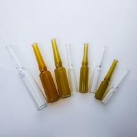 China Borosilicate Glass Ampoules 1ml to 20ml Amber Clear Injection Vials for Serum Cosmetics for sale