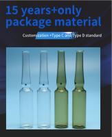 China Borosilicate Glass Ampoule 1ml 2ml 5ml 10ml 20ml Disposable Pharmaceutical ISO Standard for sale