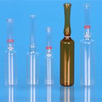 China ISO Standard Type I Borosilicate Glass Ampoule 1ml 2ml 5ml Amber Transparent for Pharma Injection for sale
