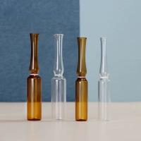 China 1ml 2ml 5ml Breaking Ring Amber Glass Ampoule USP I Pharmaceutical Packaging ISO Standard for sale