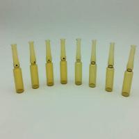 China Borosilicate Glass Ampoule 5ml 10ml 20ml Amber Transparent with Color Ring Break Medical Grade for sale