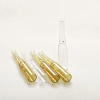China Customized Amber Glass Ampoule 20ml Borosilicate Injection Vials ISO Standard for sale