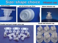 China PP Pull-off Infusion Cap 30mm for Non-PVC IV Infusion Bags Euro Cap for Plastic Bottle for sale