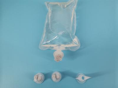 China Double Foldable Single Valve Break Off Infusion Cap for LVP PP Bottle 30mm Euro Cap for sale