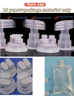 China Pharmaceutical Euro Head Cap 30mm 32mm for ISBM PP Infusion Bottle PP Material for sale