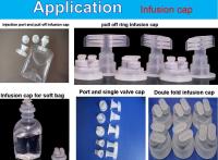 China 32mm PP Pull Ring Infusion Euro Head Cap for Non PVC IV Bags 30mm 32mm for sale