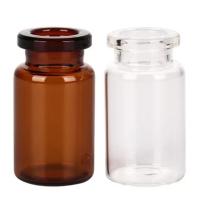 China 5ml 10ml 20ml Clear Amber Soda Lime Glass Injection Vials for Pharmaceutical Vaccine for sale