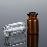 China Transparent Amber 5ml 10ml Empty Low Borosilicate Tubular Moulded Glass Vial for Pharmaceutical Use for sale