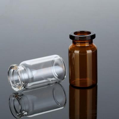 China Pharmaceutical Injectable Glass Vial 5ml 20ml Tubular Vial with Rubber Stopper for sale