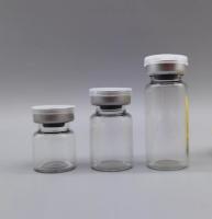 China Pharmaceutical Injectable Glass Vial 5ml 20ml Tubular Vial with Rubber Stopper for sale