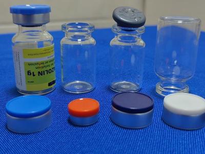 China Pharmaceutical Clear Amber Lyophilization Glass Vials 5ml 7ml 10ml with Flip Off Cap for sale