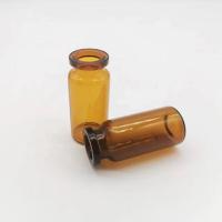China 5ml 10ml 20ml Amber Soda Lime Glass Vial for Pharmaceutical Injection Medicine Bottle for sale