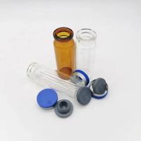 China 5ml 10ml 20ml Amber Soda Lime Glass Vial for Pharmaceutical Injection Medicine Bottle for sale
