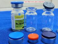China 7ml 10ml Clear Amber Borosilicate Glass Vials for Antibiotic Injection Sterile Empty Tubular Vials for sale