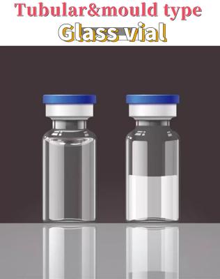China Borosilicate Glass Vials 5ml 10ml Clear Amber Tubular Injection Vials for Pharmaceutical Use for sale