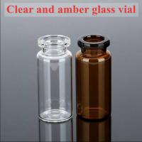 China 5ml 20ml Borosilicate Glass Amber Clear Tubular Injection Vial for Pharmaceutical Lyophilization for sale