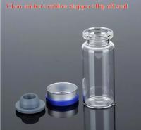 China Pharmaceutical 5ml 10ml Amber Clear Tubular Glass Vial with Butyl Rubber Stopper for sale