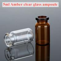China Amber Clear Tubular Glass Vials 7ml 10ml 20ml for Pharmaceutical Injection Sterile for sale