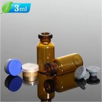 China Borosilicate Glass Tubular Injection Vials 5ml 7ml Clear Amber for Vaccine with Aluminum Cap for sale