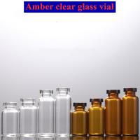 China 5ml 10ml Pharmaceutical Tubular Glass Vials with Flip Off Cap for Vaccine Injection for sale