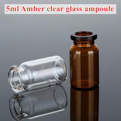 China Borosilicate Glass Crimp Top Vial 10ml Sterile Empty Lyophilized Injection Vial for sale
