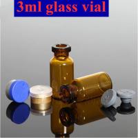 China 10ml Medical Glass Vial 13mm 18mm Molded Glass Vials with Aluminum Plastic Cap for sale