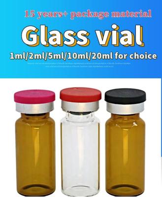 China Crimp Neck Sterile Empty Glass Vials 10ml Low Borosilicate for Vaccine Lyophilizer for sale